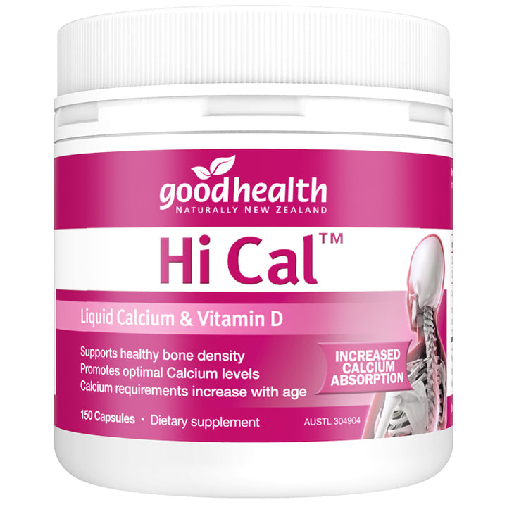 GoodHealth Hi Cal Liquid Calcium 150 Capsules – Better Value Pharmacy