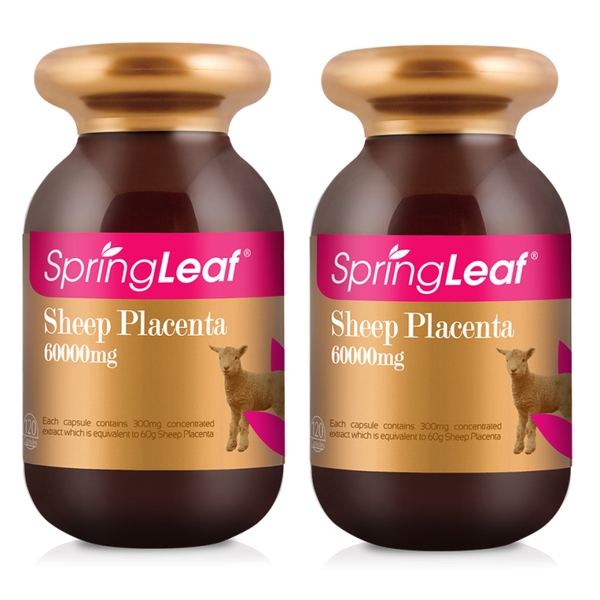 Springleaf Sheep Placenta 60000mg 2 x 120 Capsules - Special Bundles ...