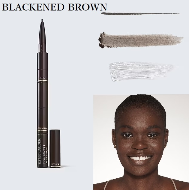 ESTEE LAUDER BrowPerfect 3D All-In-One Styler #10 Blackened Brown 1.75 ...