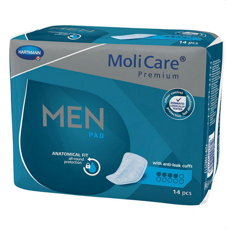MoliCare Premium Men Pad 4 Drops 14 Pack – Better Value Pharmacy