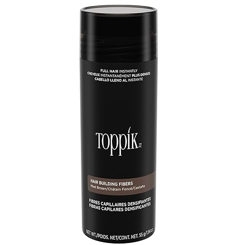 Toppik Hair Building Fibres Medium Brown 55g – Better Value Pharmacy