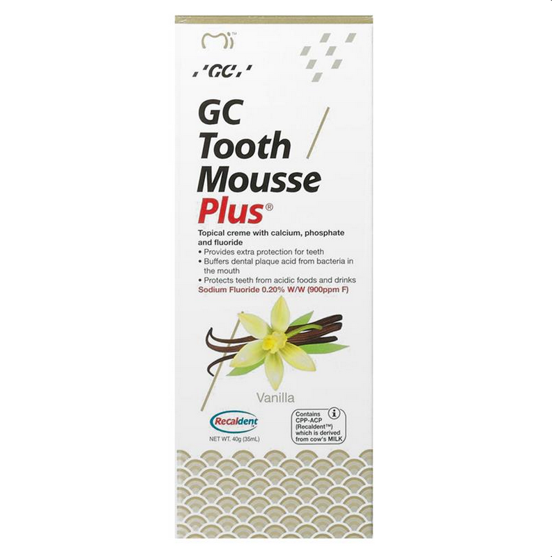 GC Tooth Mousse Plus Vanilla 40g – Better Value Pharmacy
