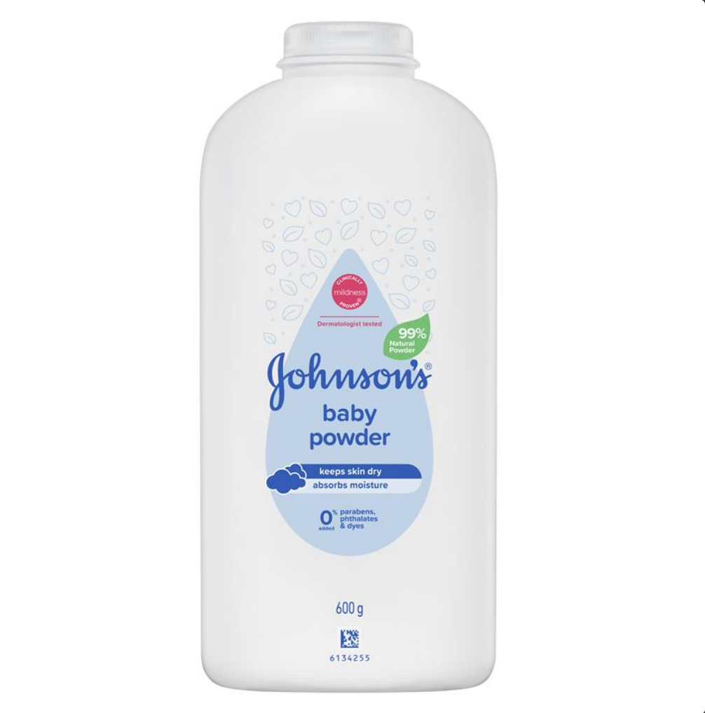 Johnson's Baby Pure Cornstarch Powder 600g – Better Value Pharmacy