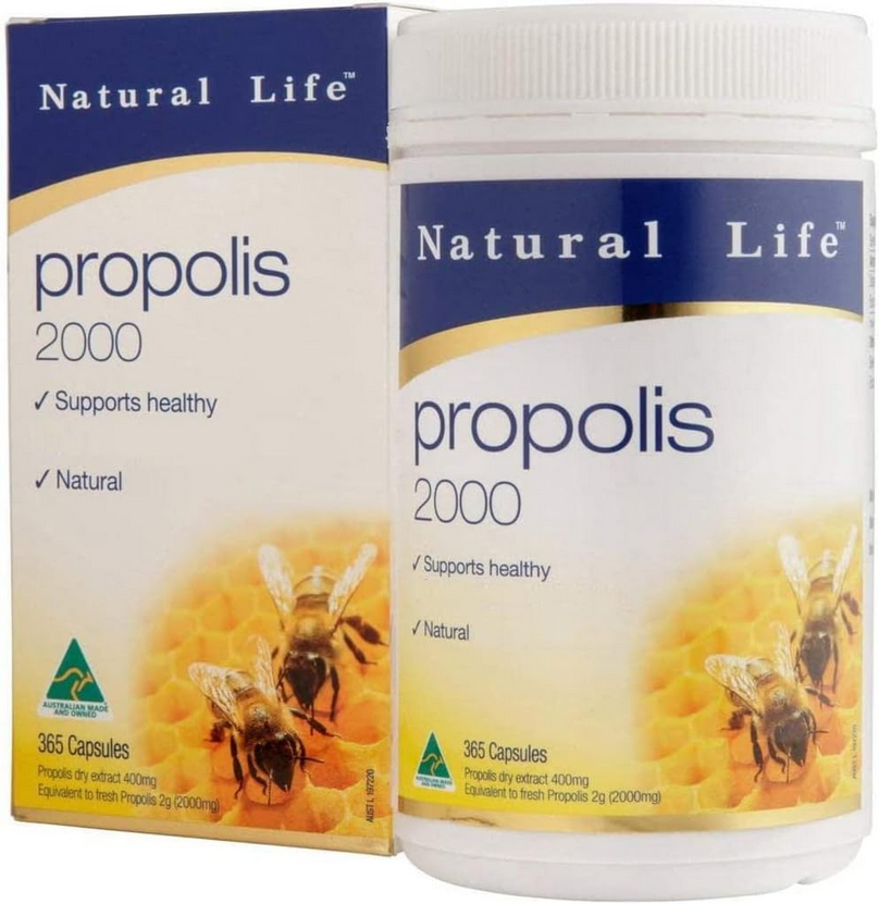 Natural Life Propolis Capsules 2000mg 365 Capsules – Better Value Pharmacy