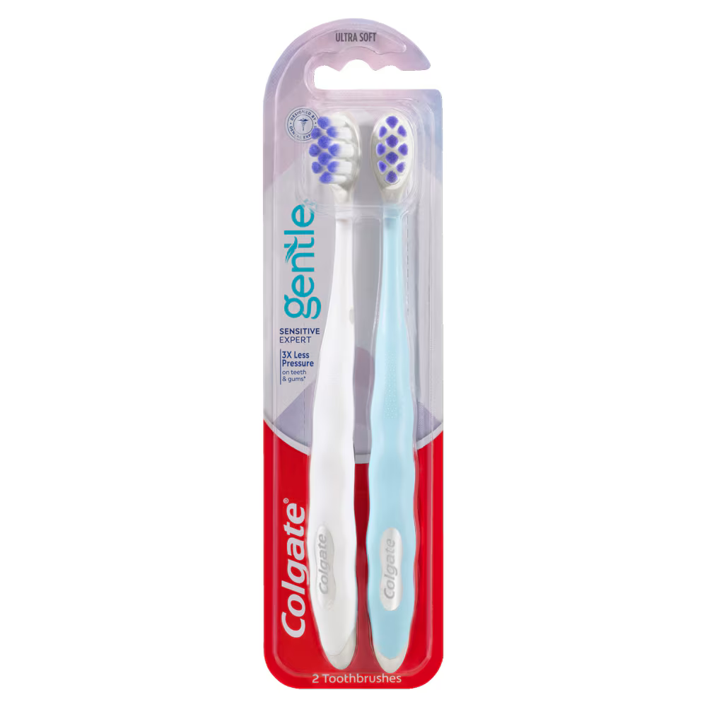 Colgate Gentle Sensitive Expert Toothbrush Super Soft 2 Pack – Better ...