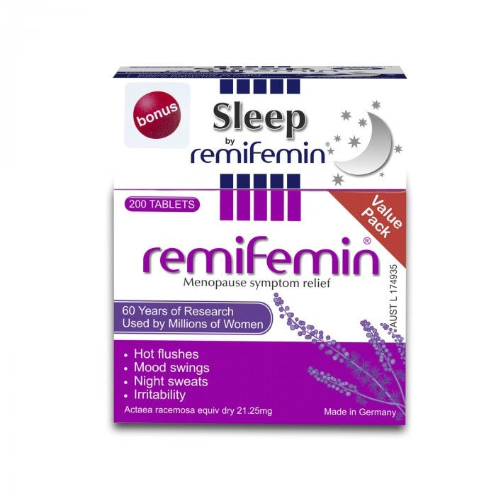 Remifemin 200 Tablets + Remifemin Sleep 30 Tablets Value Pack – Better ...