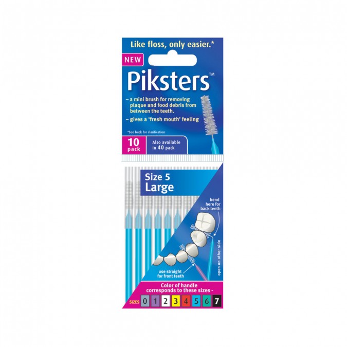 Piksters Interdental Brushes Size 5 Blue 10 Pack – Better Value Pharmacy