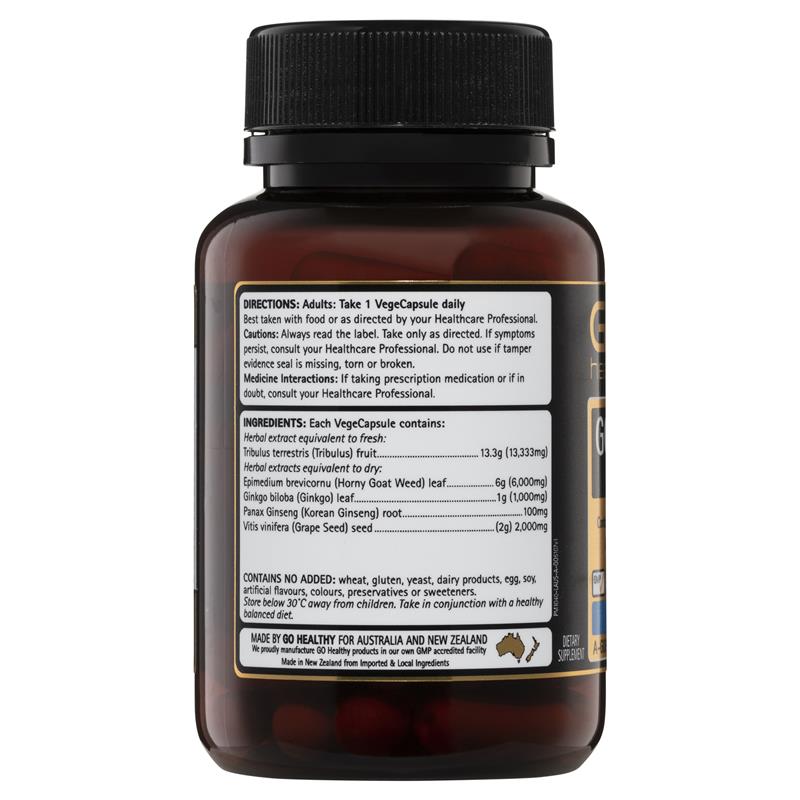 Go Healthy GO Man Plus Performance 60 Vege Capsules – Better Value Pharmacy