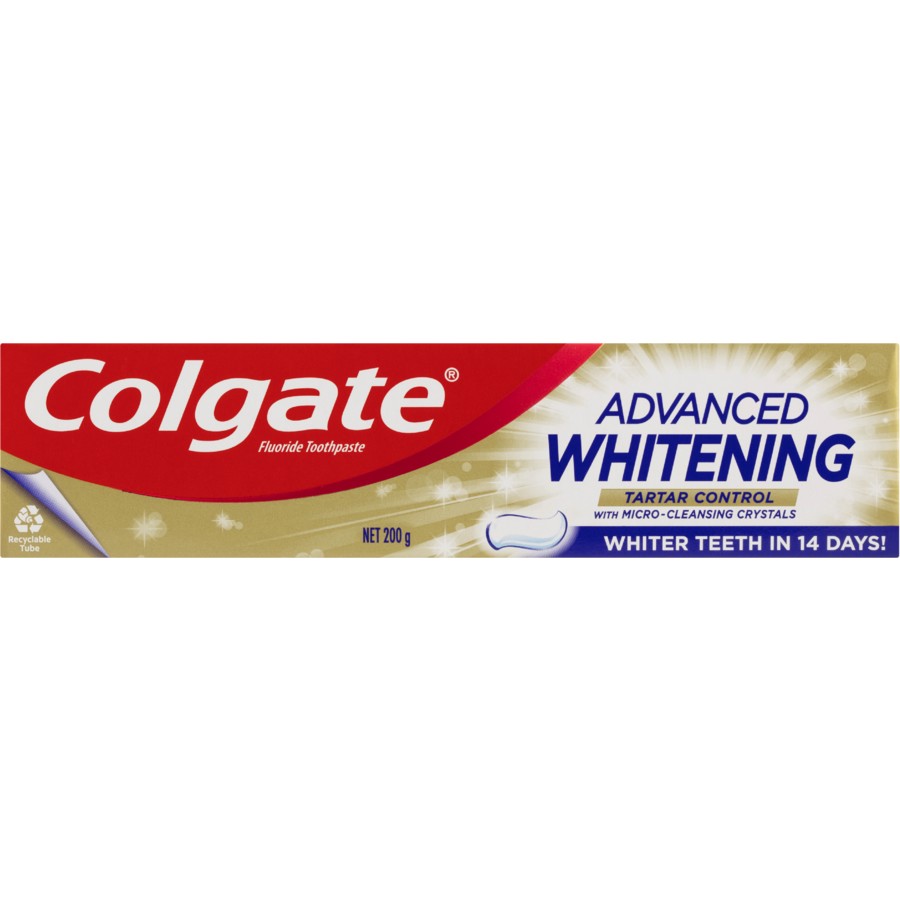 Colgate Advanced Whitening Tartar Control Toothpaste 200g – Better ...