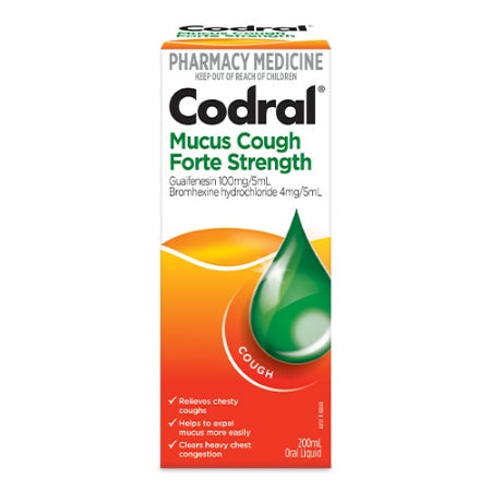 CODRAL Mucus Cough Forte Strength 200mL (Limit ONE per Order) – Better ...