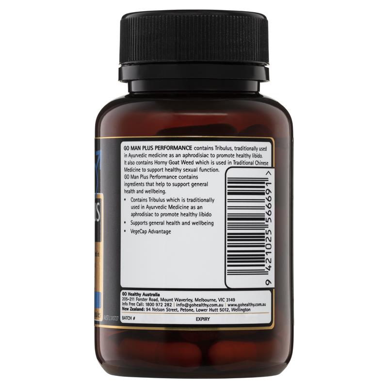 Go Healthy GO Man Plus Performance 60 Vege Capsules Better Value Pharmacy Go Healthy GO Man Plus Performance 60 Vege Capsules Better Value Pharmacy
