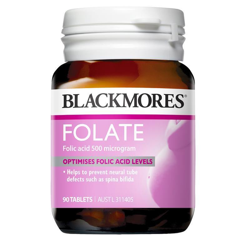 Blackmores Folate 500mcg 90 Tablets – Better Value Pharmacy