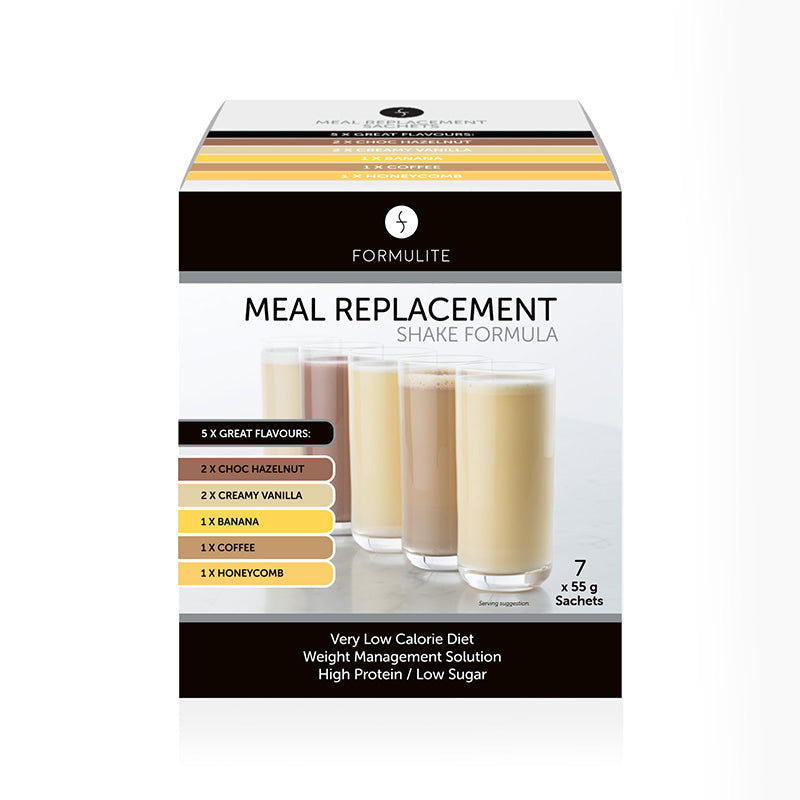 Formulite Meal Replacement Shake Sachet Mixed Box 7 x 55 Serves ...