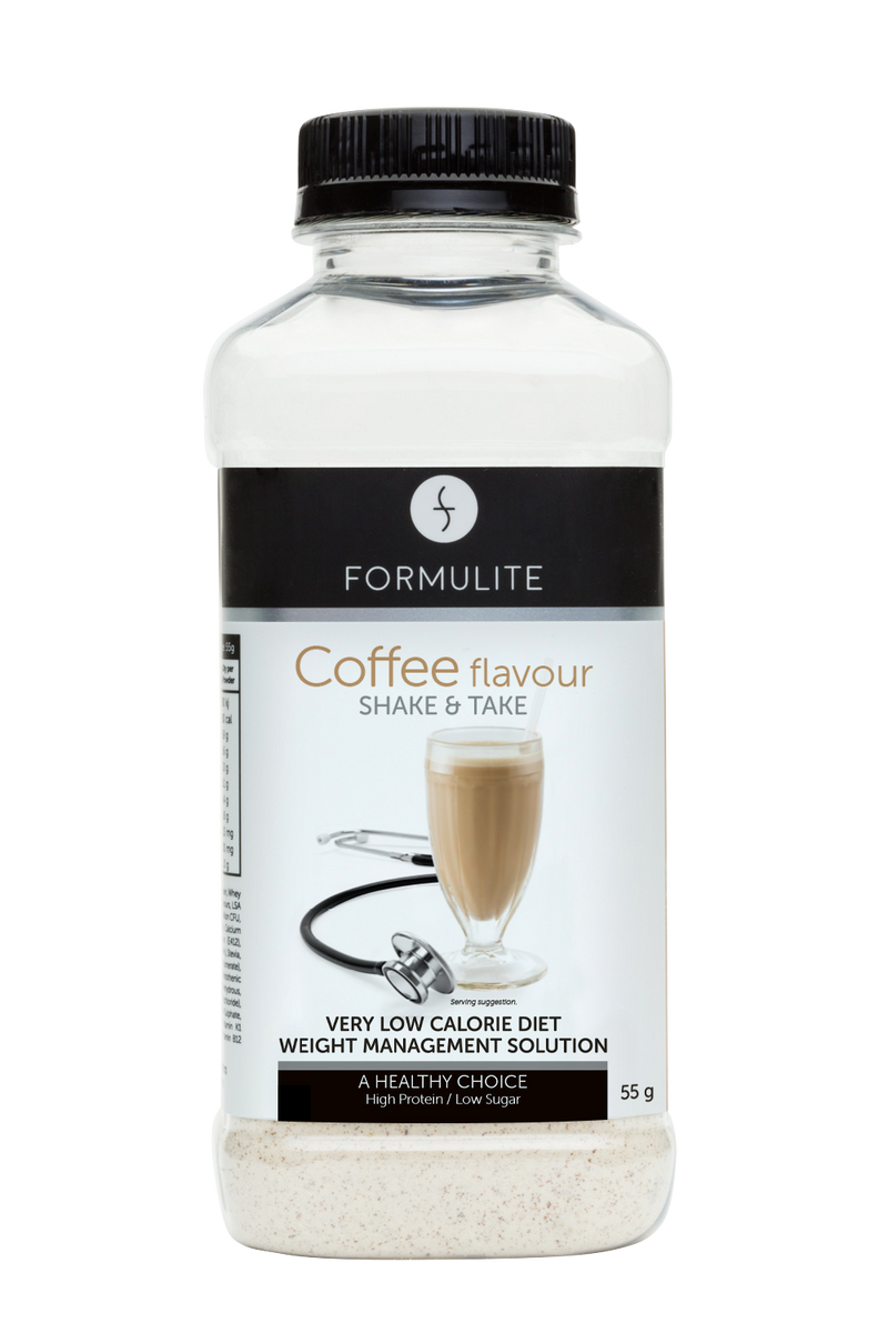 Formulite Meal Replacement Shake & Take - Coffee Flavour 55g Single Se ...