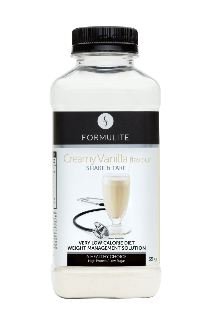 Formulite Meal Replacement Shake & Take - Creamy Vanilla Flavour 55g S ...