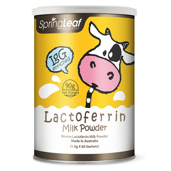 Springleaf Lactoferrin Milk Powder 90g (1.5g x 60 Sachets) – Better ...
