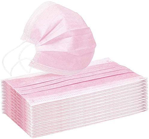 Face Mask - Pink Disposable Face Masks 50 PCs Box – Better Value Pharmacy
