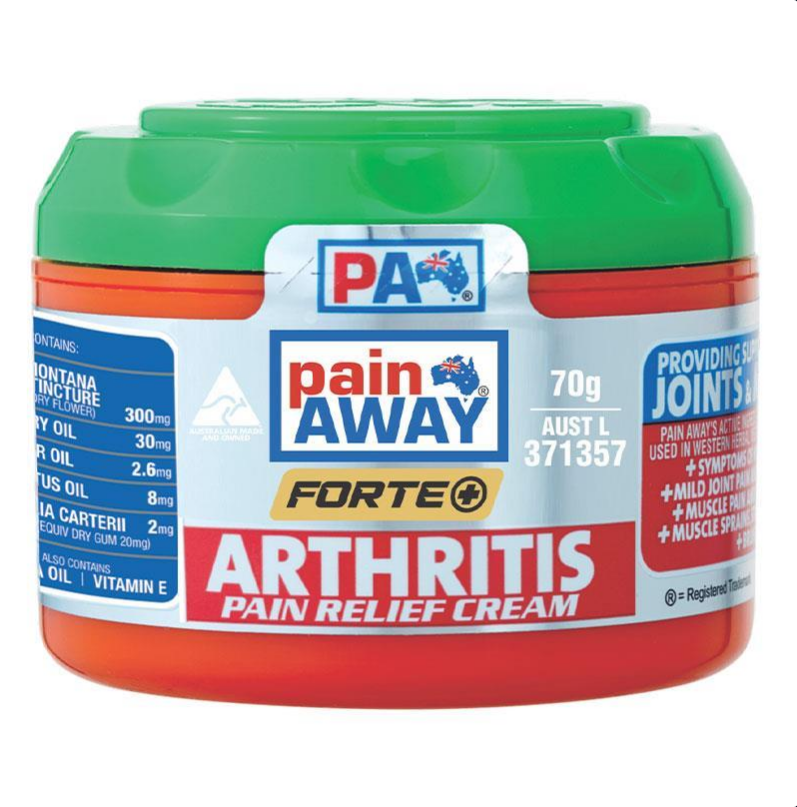 Pain Away Forte + Arthritis Cream 70g – Better Value Pharmacy