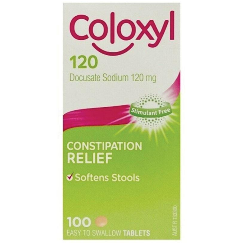 Coloxyl 120mg 100 Tablets – Better Value Pharmacy