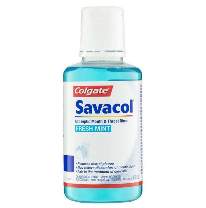 Colgate Savacol Mouthwash Fresh Mint 300mL – Better Value Pharmacy