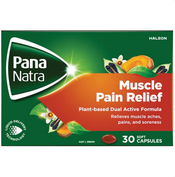 PanaNatra Muscle Pain Relief 30 Capsules – Better Value Pharmacy