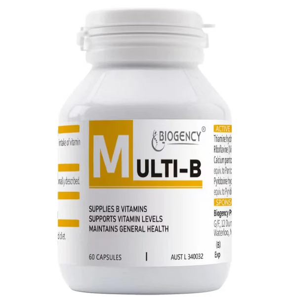 Biogency Multi-B 60 Capsules – Better Value Pharmacy