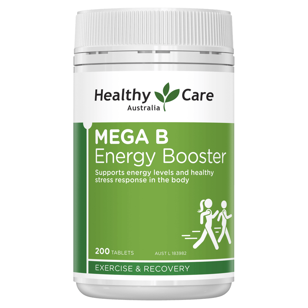 Healthy Care Mega B Energy Booster 200 Tablets – Better Value Pharmacy