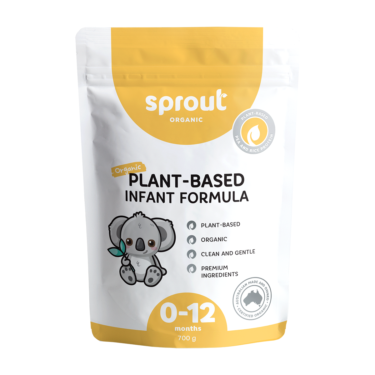 Sprout Organic Plant-Based Infant Formula 0-12 Months 700g (Ships end ...